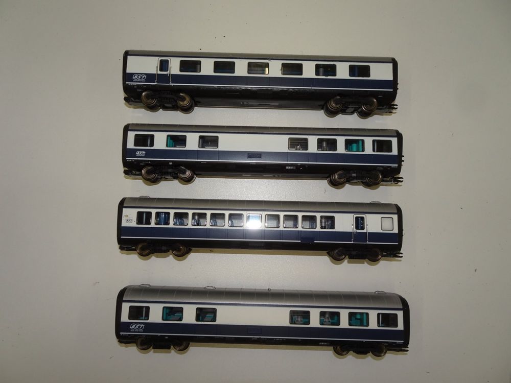 4 Märklin Personenwagen BST Blue Star Train HO | Kaufen auf Ricardo