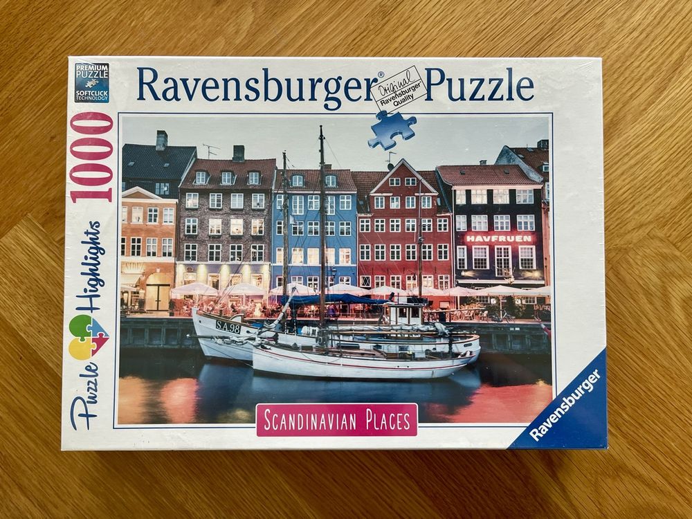 Ravensburger Puzzle 1000 pcs Scandinavian Places Copenhagen (Neu und ...