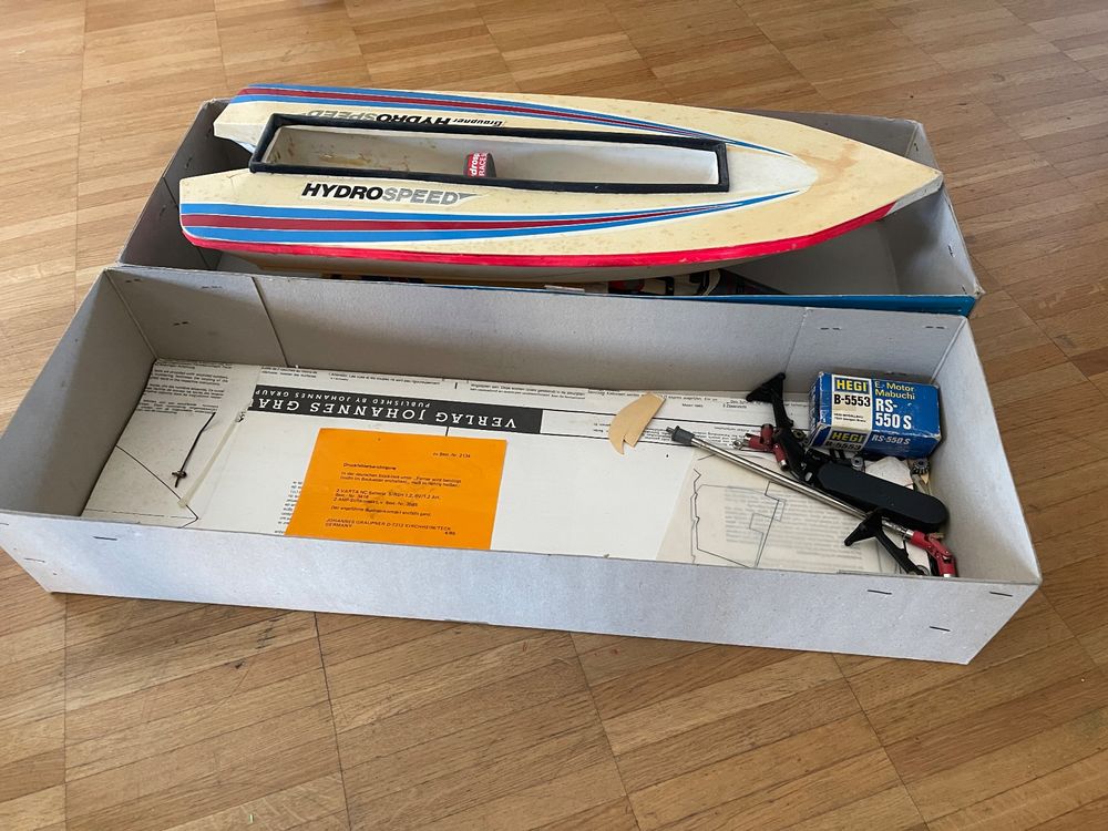Graupner RC Schiff Boot Hydro Speed Motor Bauplan (Defekt) in für CHF ...