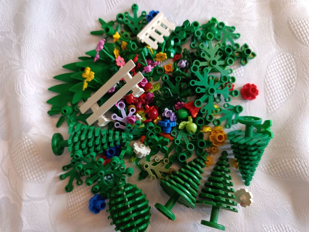 Lego Spezialteile Pflanze Palme Blume Baum Blatt + Zypresse (Gebraucht ...