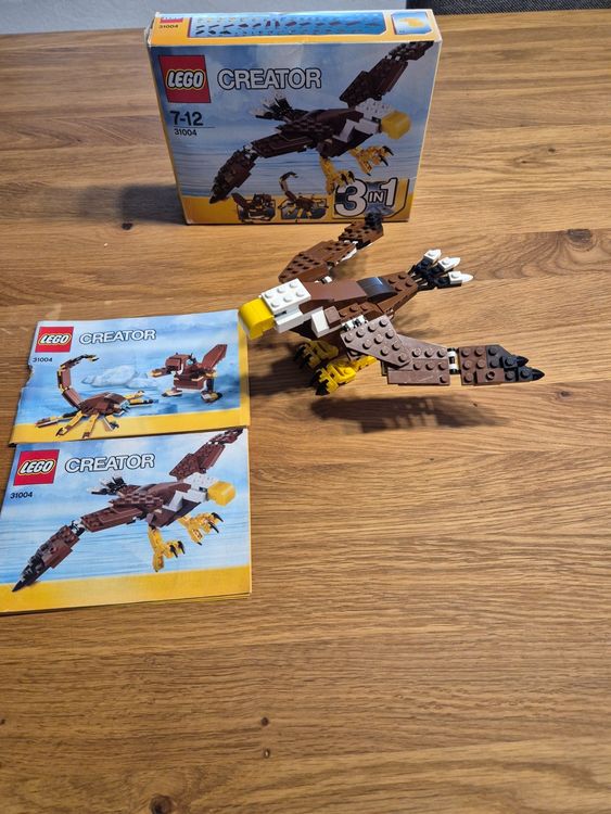 Lego Creator 31004 ADLER 3in1 - kpl. mit Anleitung+Karton (Gebraucht ...