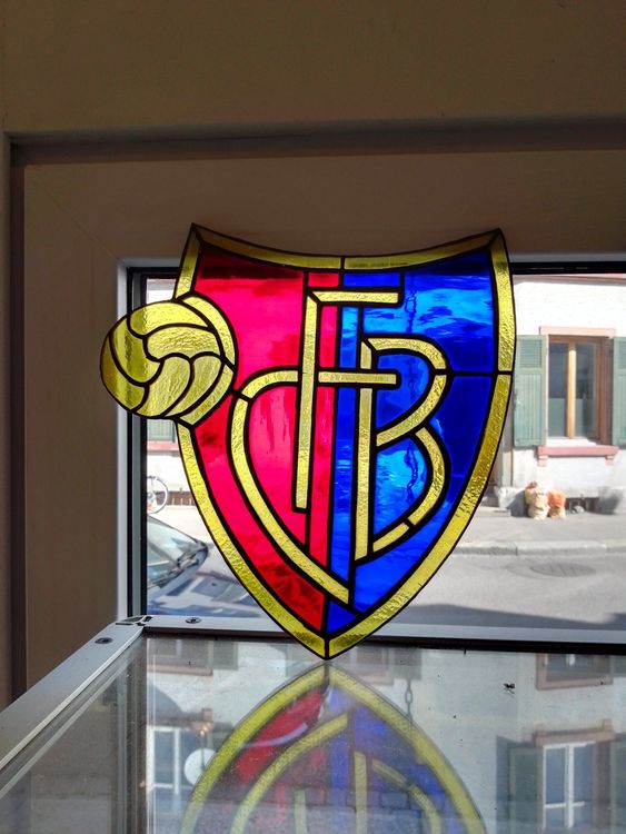 Alte Wappen Scheibe / FC BASEL | Kaufen auf Ricardo