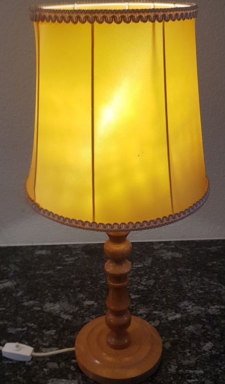 Schone Tischlampe Vintage Holz Bilder