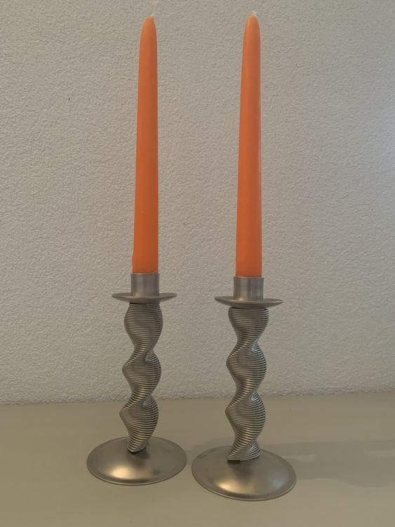 2 Designer Kerzenständer - neuwertig inkl. Kerzen (Neu (gemäss Beschreibung)) in Gurmels für CHF ...