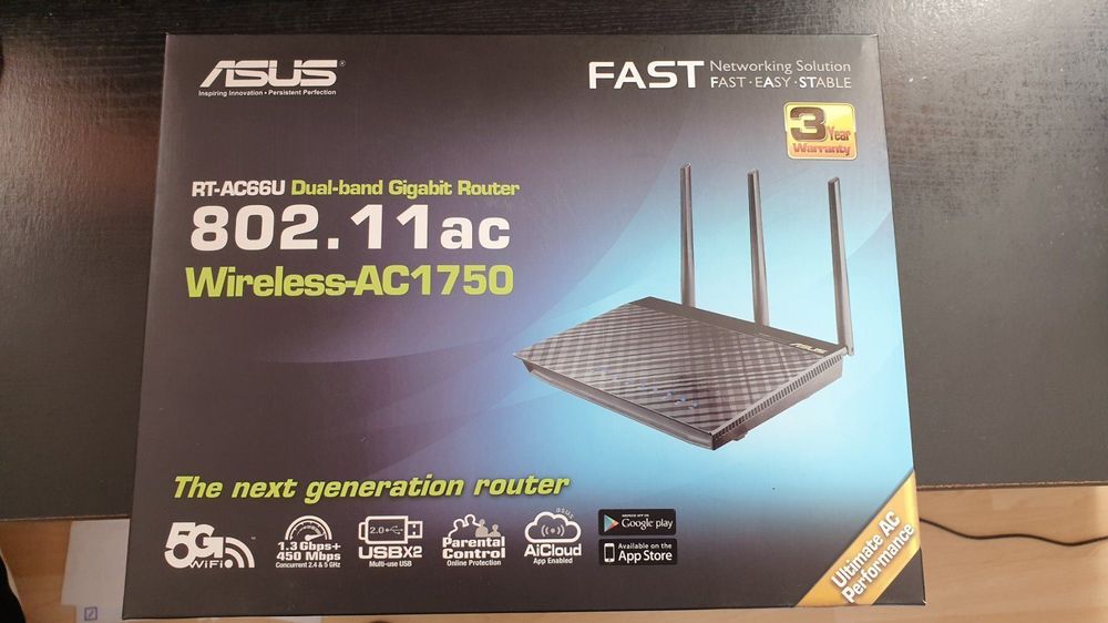 Asus RT-AC66U 802.11ac Gigabit Router | Kaufen auf Ricardo