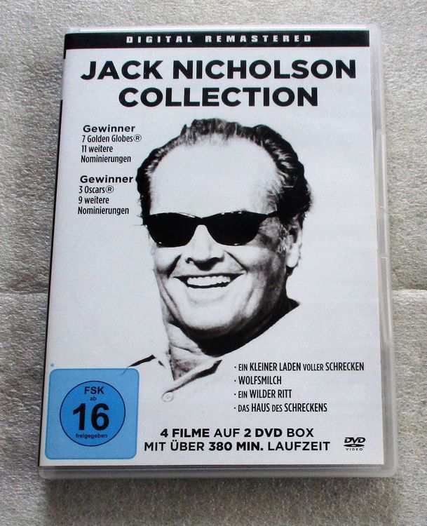 JACK NICHOLSON COLLECTION - 4 Filme auf 2-DVD (Gebraucht) in Lichtensteig für CHF 6 – mit ...