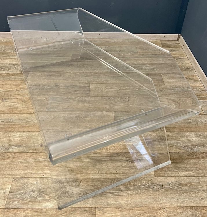 80/90er Plexiglas Design Salontisch Massiv Plexiglas (Gebraucht) in für ...