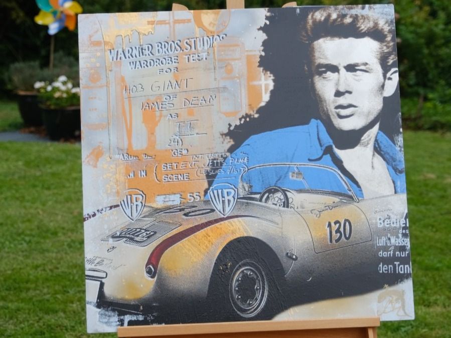 Devin Miles: Jett Ring - James Dean (70cm x 70cm) (Neu (gemäss ...