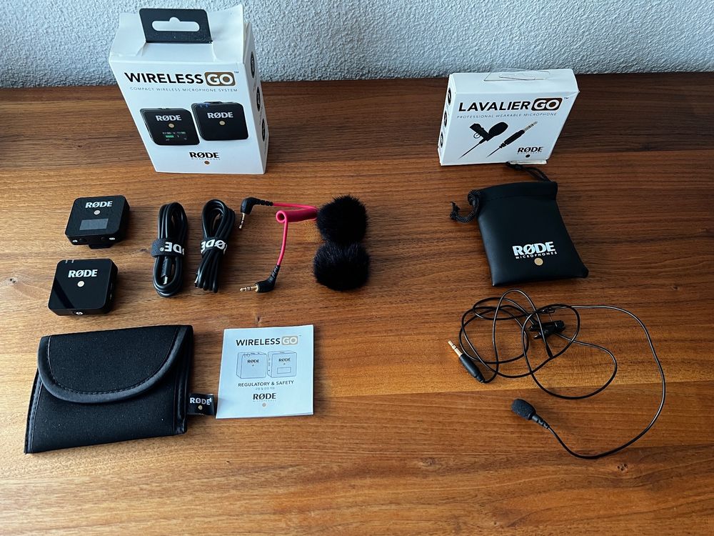 Rode Wireless GO mit Rode Lavalier GO Mikrofon (Gebraucht) in ...