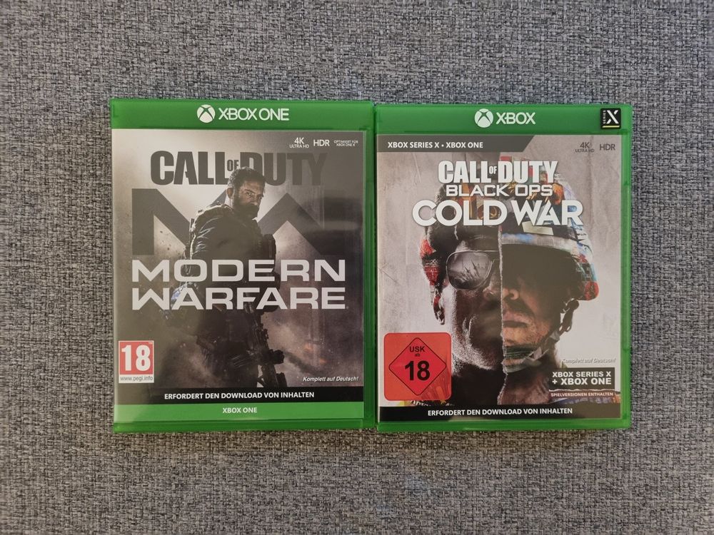 CoD Modern Warfare XBOX One & CoD Black Ops Cold War XBOX | Kaufen auf Ricardo