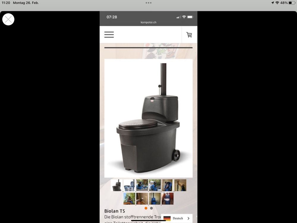Kompost WC Biolan TS (Gebraucht) in Lachen SZ für CHF 220 – nur ...