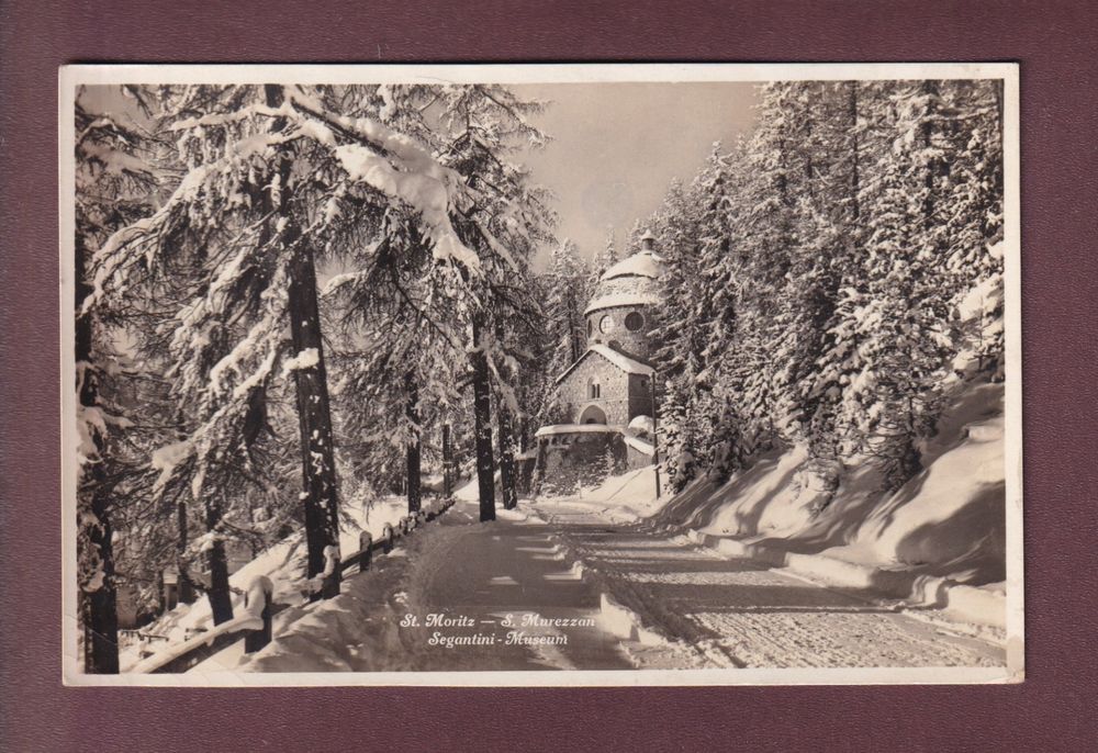 ST. MORITZ - Segantini Museum unter Schnee - 1913 (D'occasion) à Pully ...