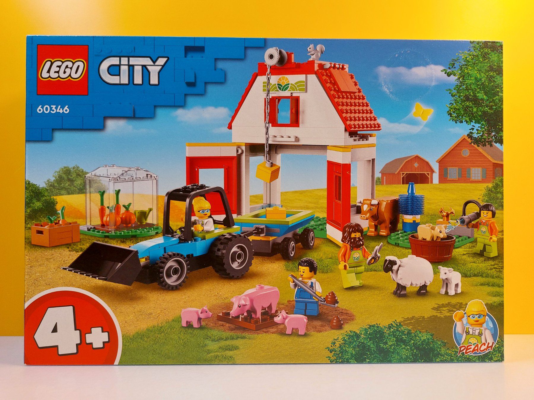Lego City 60346 Bauernhof mit vielen Tieren und Traktor NEU (Neu und ...