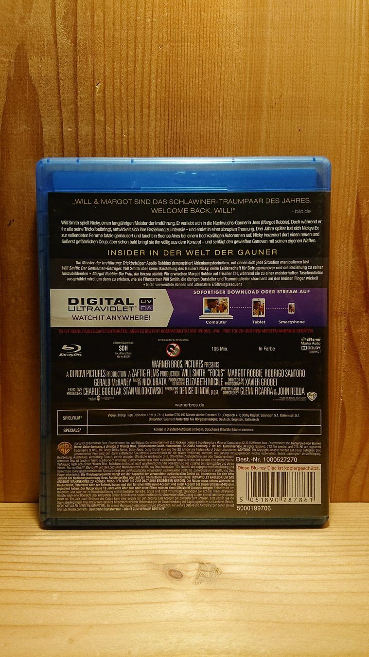 FOCUS Blu-Ray mit Will Smith und Margot Robbie (Gebraucht) in Wilderswil für CHF 3.9 – mit ...