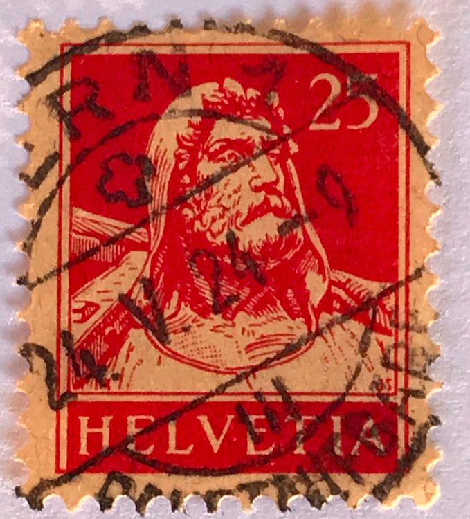 Vollstempel Helvetia Tellbrustbild | Kaufen auf Ricardo