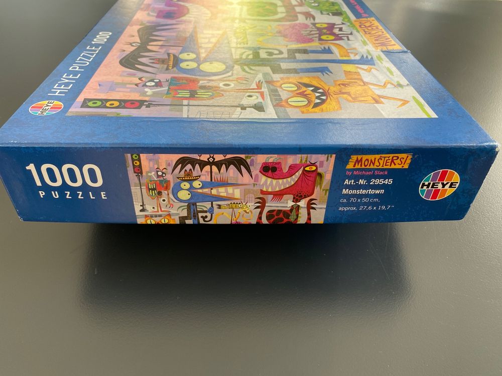 Puzzle 1000 Teile "Monstertown" Heye | Kaufen auf Ricardo