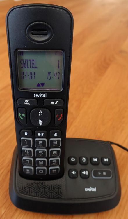 SWITEL DCT59071 Funktelefon mit Anrufbeantworter (Gebraucht) in Scherzingen für CHF 10 – mit ...