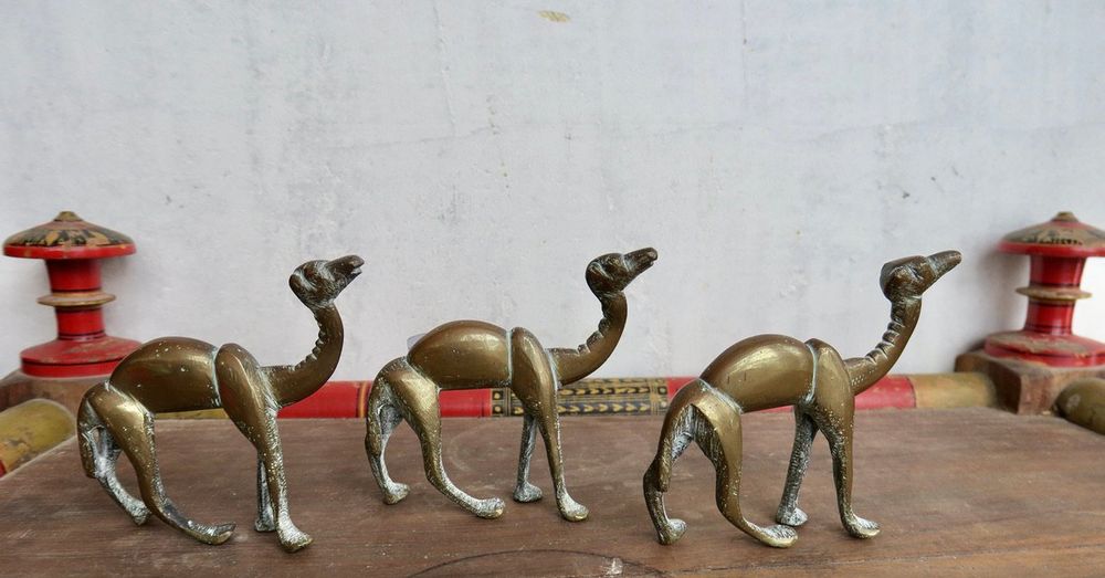 3 alte Kamele, orientalisch, Dekoration (Gebraucht) in Schwanden i. E. für CHF 59 – mit ...