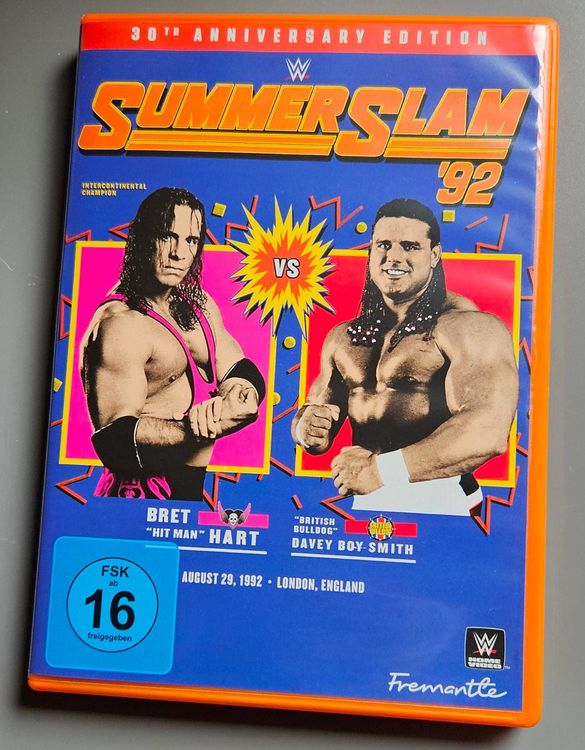 WWF WWE Summer Slam 1992 30th Anniversary Edition DVD (Neu (gemäss ...
