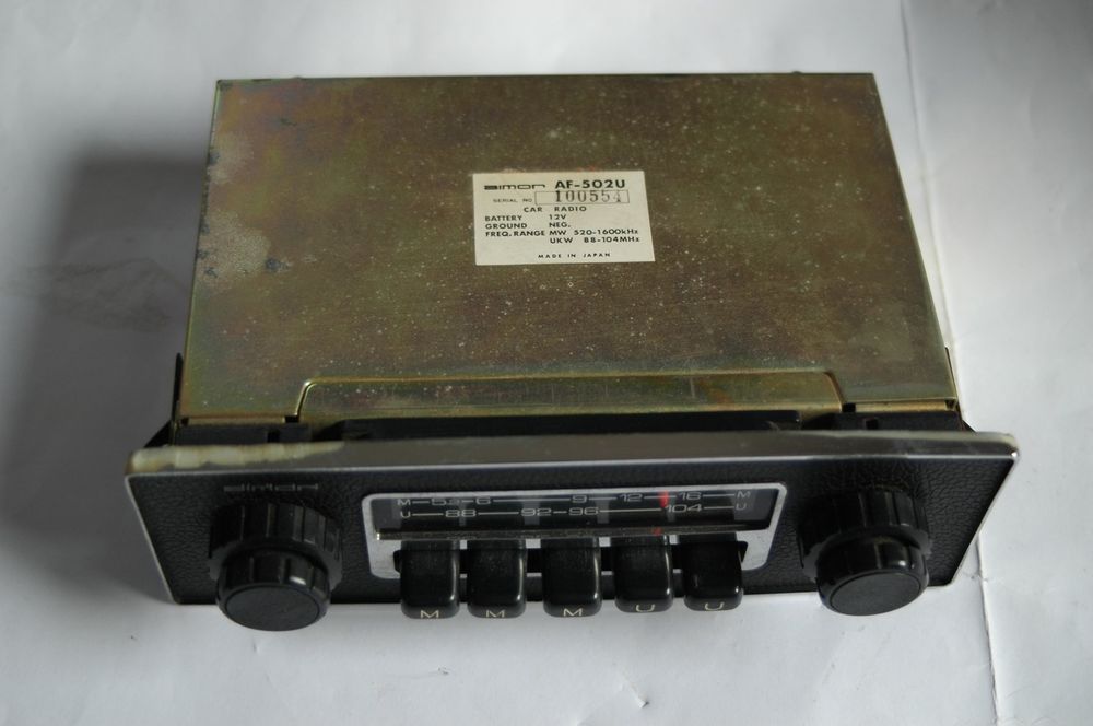 Vintage Autoradio für Youngtimer aimor 1960er /1970er-Jahre (Defekt) in ...