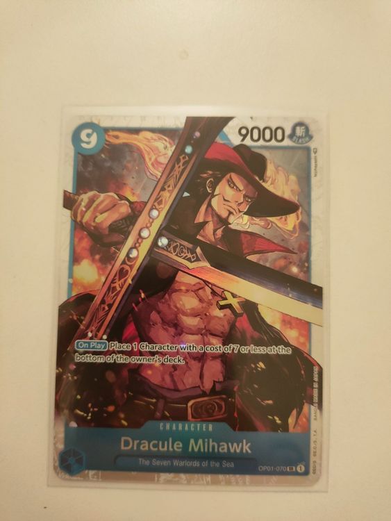 One Piece TCG - OP01-070 Dracule Mihawk EN (Neu (gemäss Beschreibung)) in Adliswil für CHF 7.5 ...