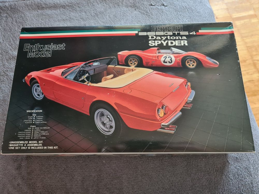 Ferrari 356 GTS4 Daytona Spyder 1/24 | Kaufen auf Ricardo