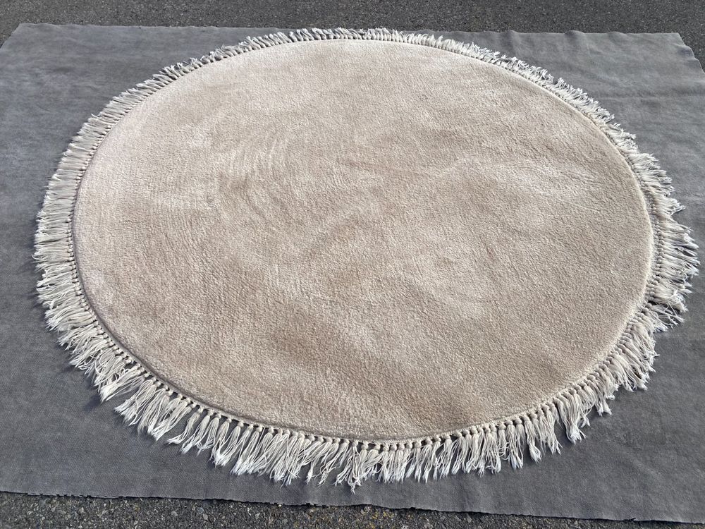 Berber 215cm Durchmesser runder Teppich geknüpft gereinigt | Kaufen auf ...
