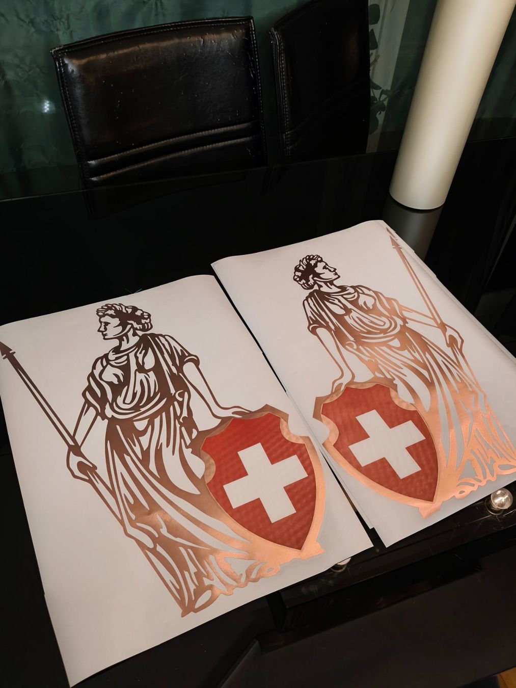 Aufkleber Sticker Helvetia Schweiz Eidgenosse (Neu und originalverpackt ...