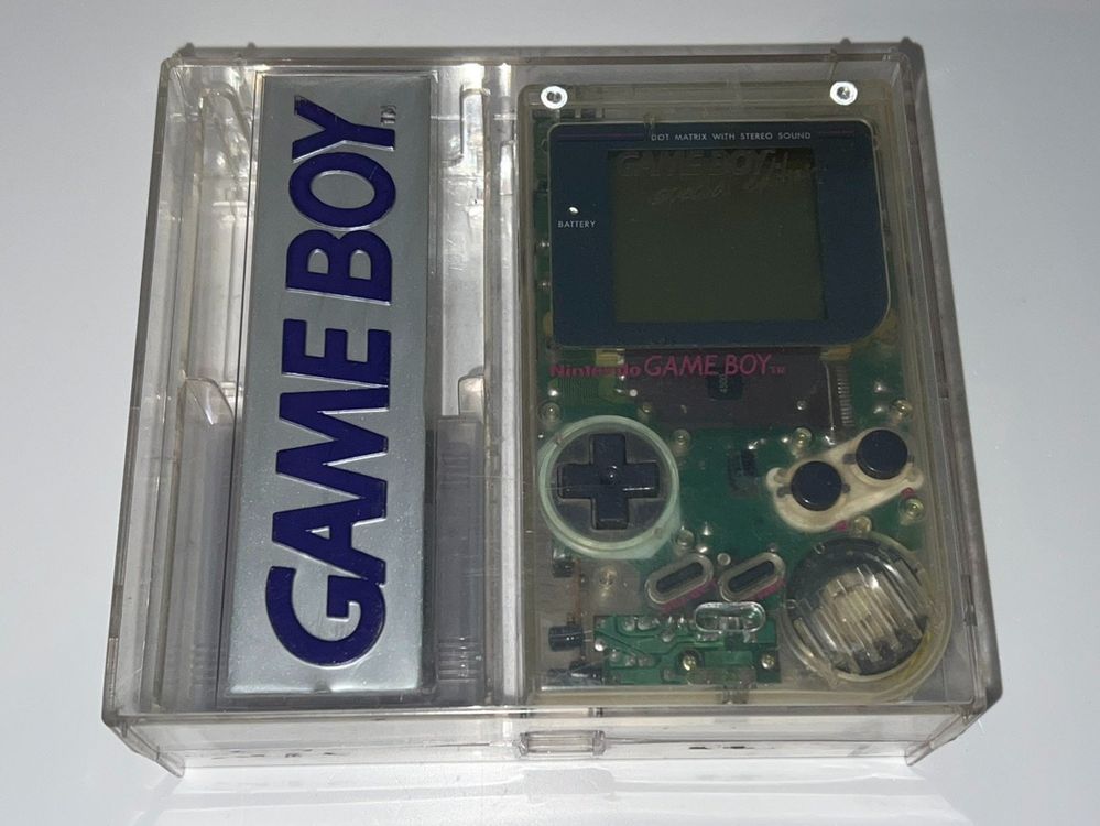 Nintendo Game Boy Konsole (transparent) mit Case und Tetris | Kaufen ...