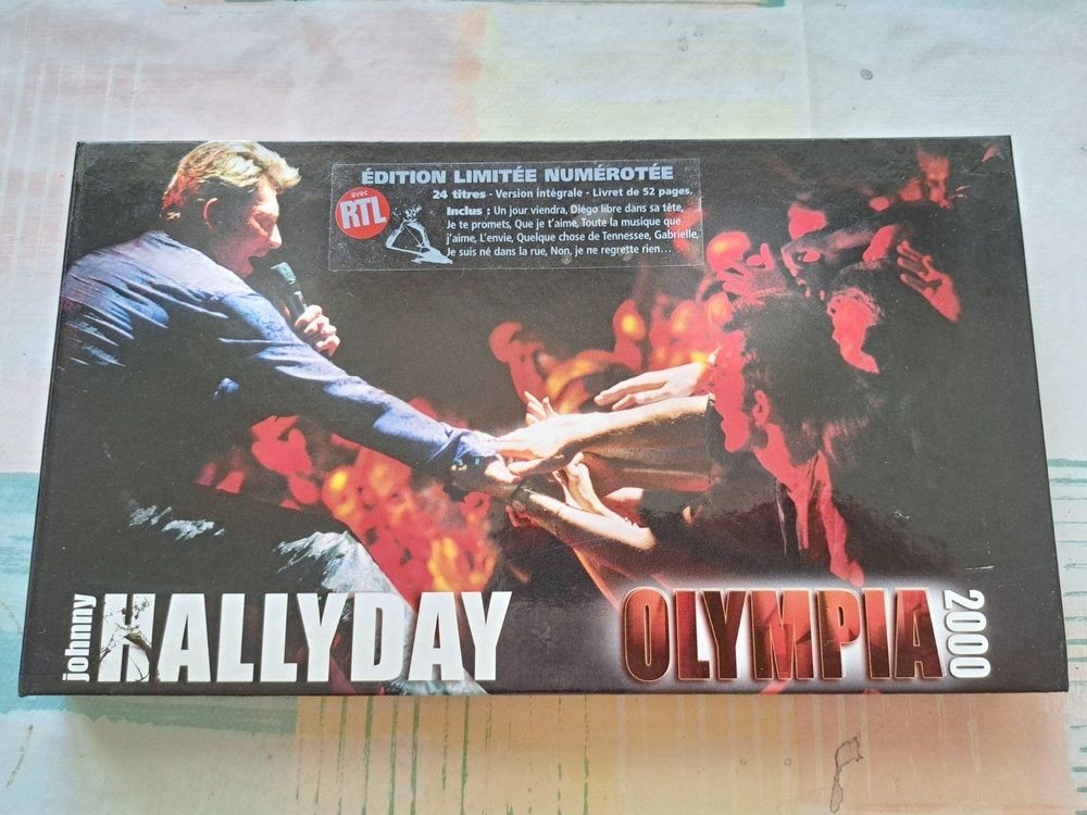 Cds Johnny Hallyday- Olympia 2000 - éd. limité et numéroté (Gebraucht ...