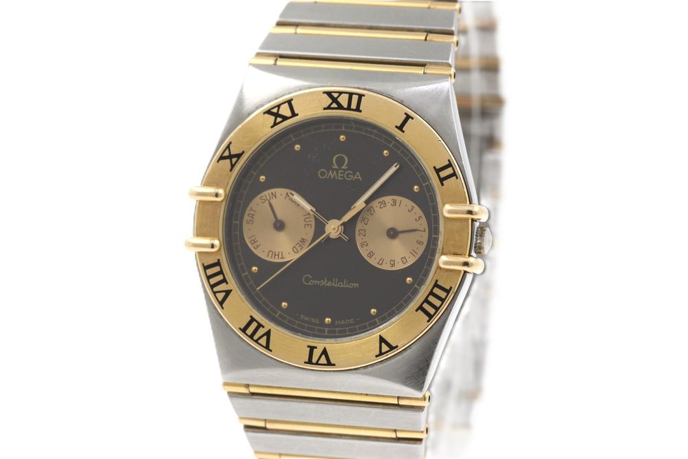 OMEGA Constellation Kalender Vintage 18K Gold/Stahl *5767 (Gebraucht ...