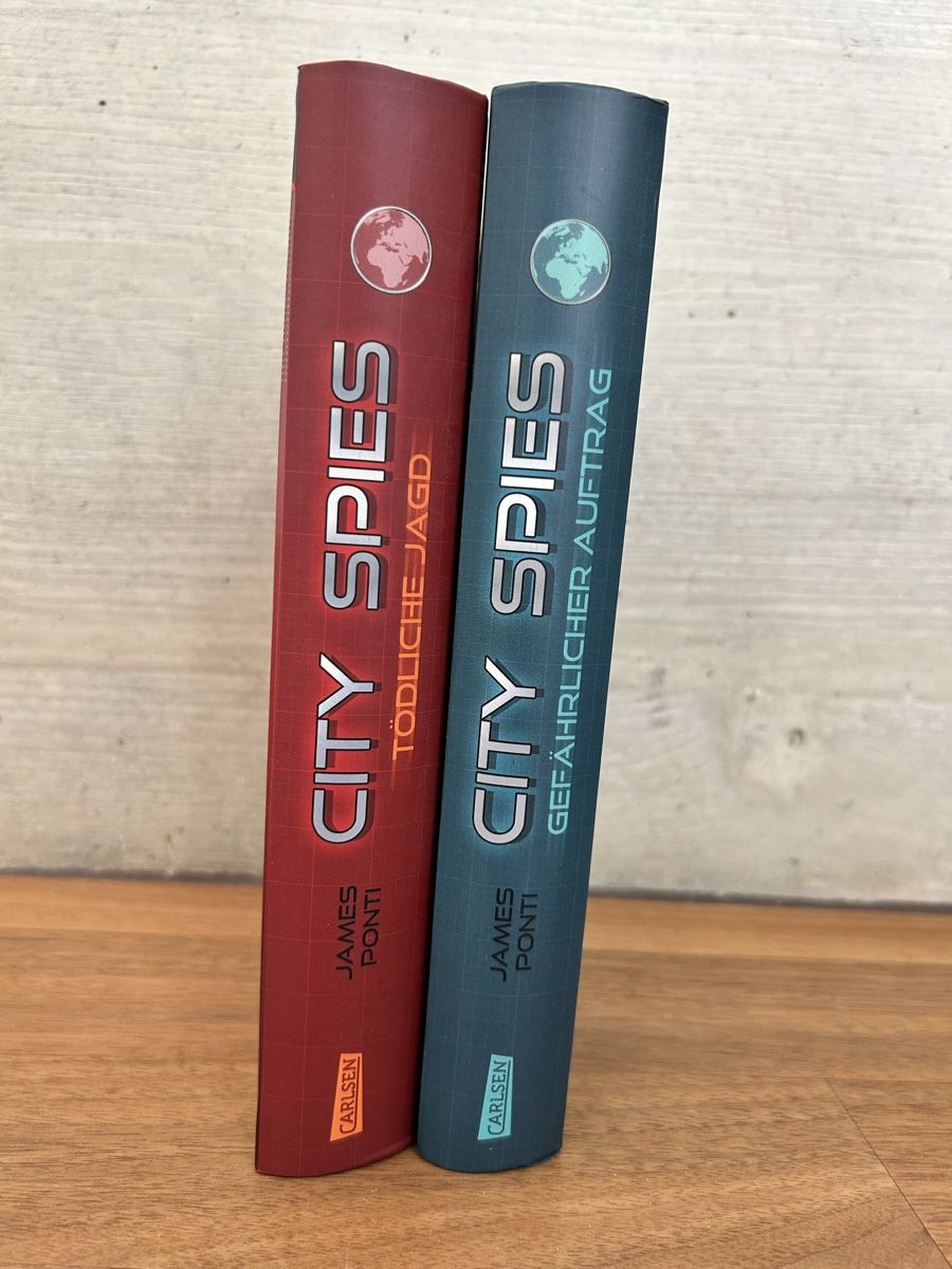 City Spies, James Ponti, Hardcover, Band 1+2, Top Zustand (Neu (gemäss ...