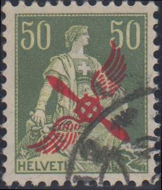 1919: 50 Rp./F2, saub. Eck-Stp. - sign. - SBK 220.-- (Gebraucht) in ...