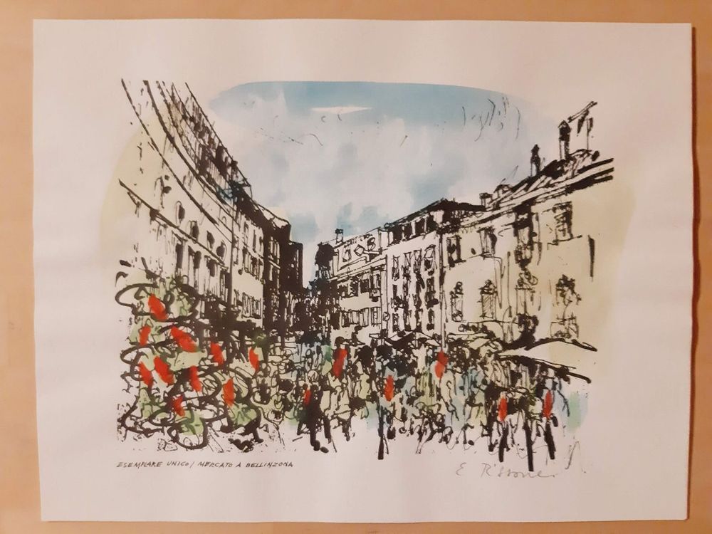 Emilio Rissone : Mercato a Bellinzona | Kaufen auf Ricardo