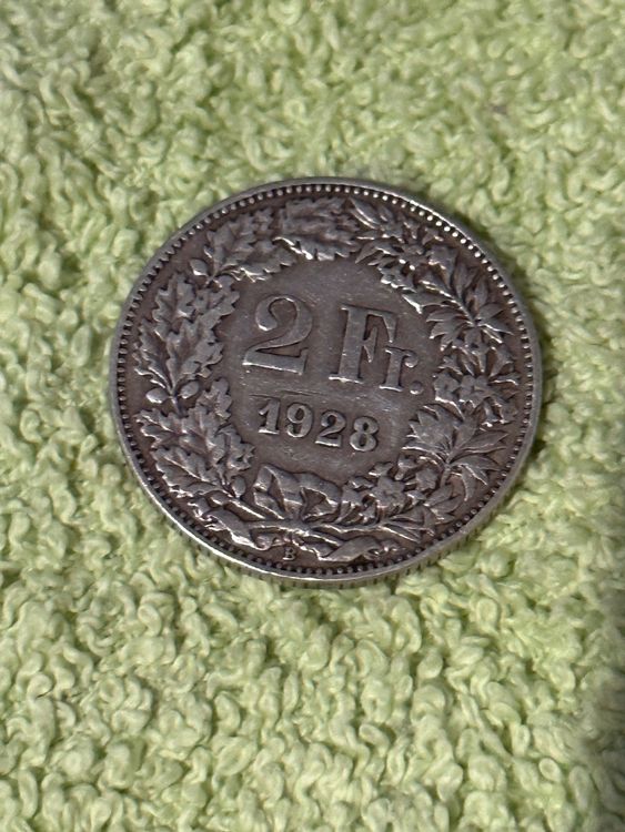 Schweizer Münze Fr. 2.- 1928 (Gebraucht) in Obergerlafingen für CHF 6 – mit Lieferung auf ...