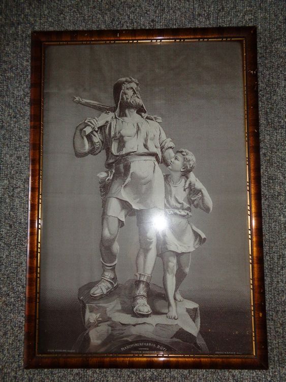 WILHELM TELL BILD MIT WALTER UND ARMBRUST BILD EIDGENOSS | Kaufen auf ...
