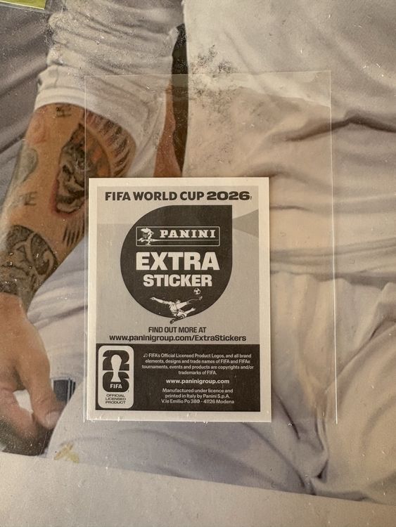 Panini Extra Sticker Florian Wirtz - WM 2026 Gold!! (Neu und ...