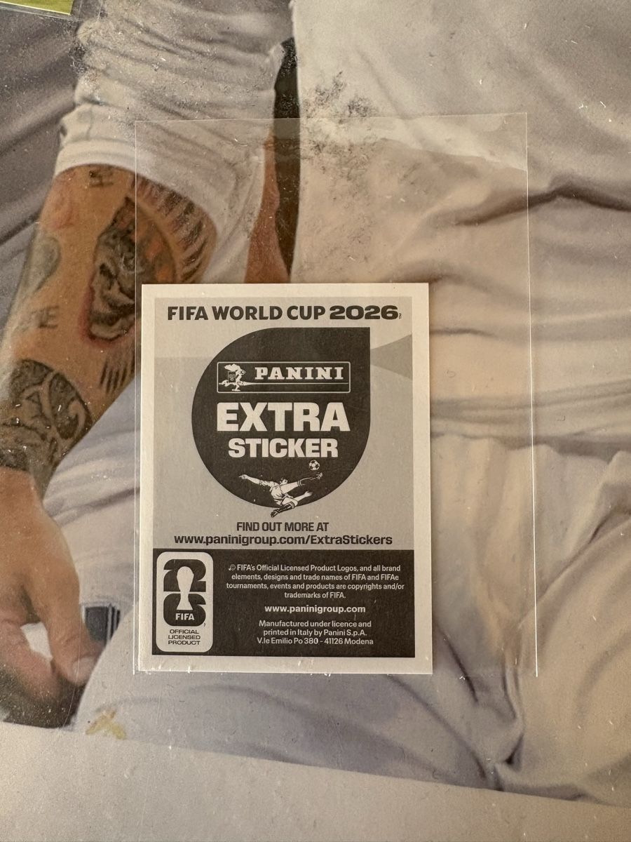 Panini Extra Sticker Florian Wirtz - WM 2026 Gold!! (Neu und ...