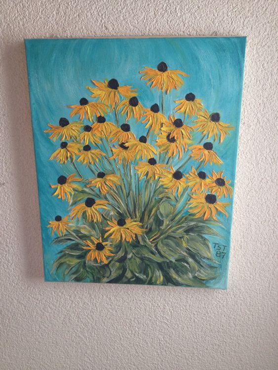 Blumenbild: Rudbeckien (Gebraucht) in Zürich für CHF 58.5 – mit Lieferung auf Ricardo kaufen