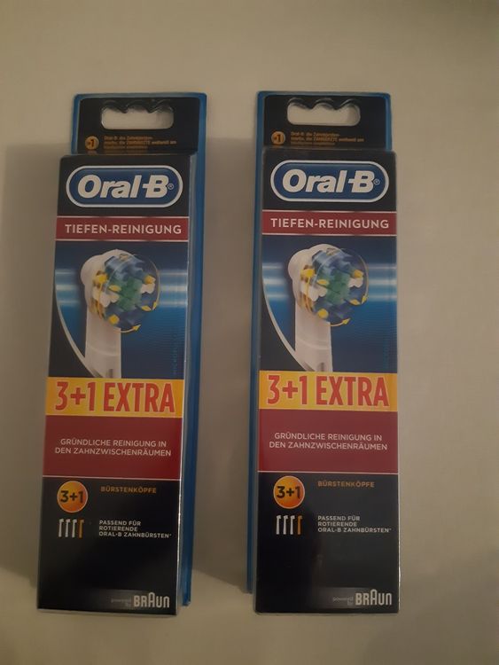 Oral-B Bürstenköpfe Tiefenreinigung (Neu (gemäss Beschreibung)) in Möriken AG für CHF 3 – mit ...