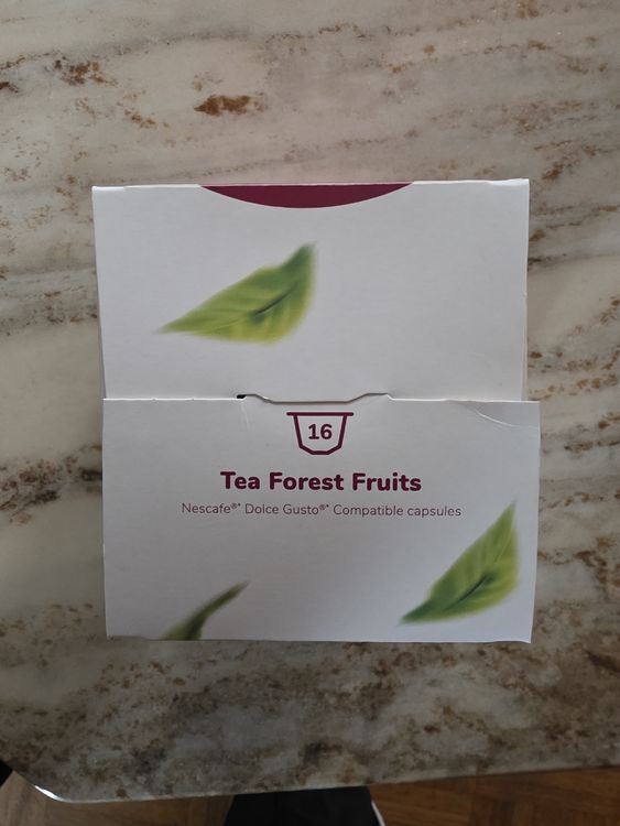 Cafe René Tea Forest Fruits, 16 Kapseln für Dolce Gusto (Neu und ...