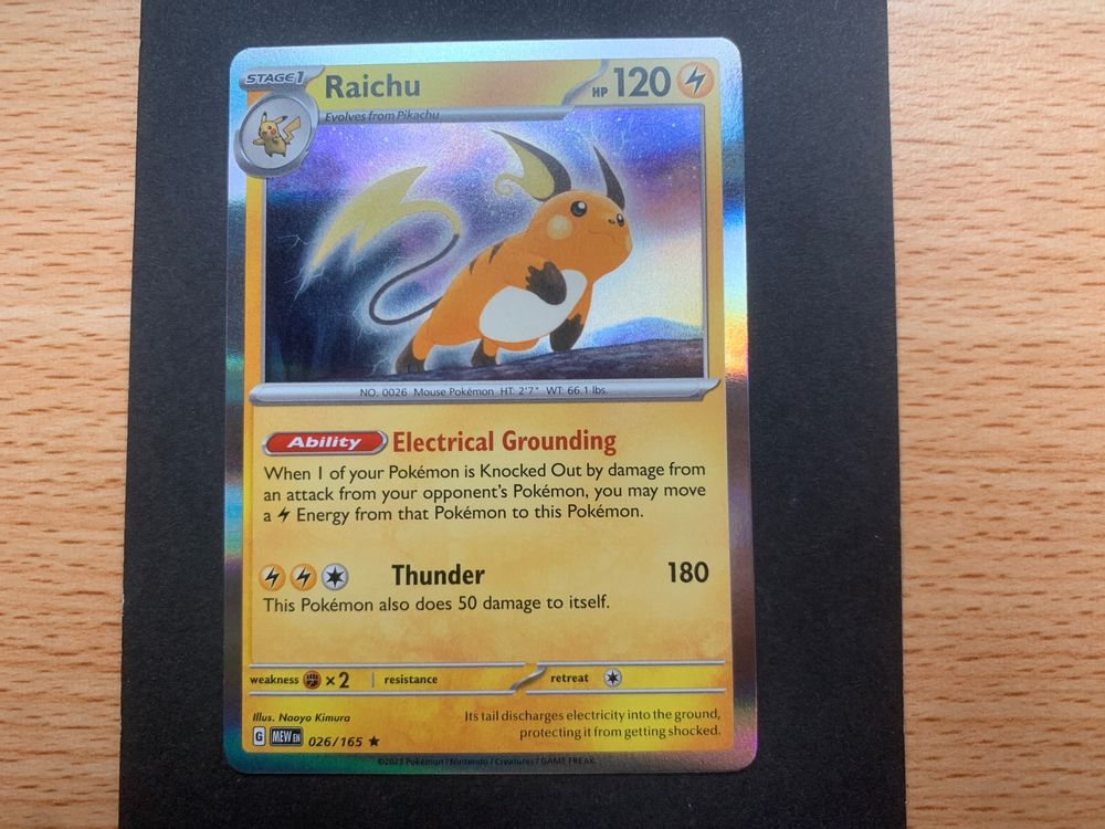 Raichu (Eng)150/165 carte Pokémon | Kaufen auf Ricardo