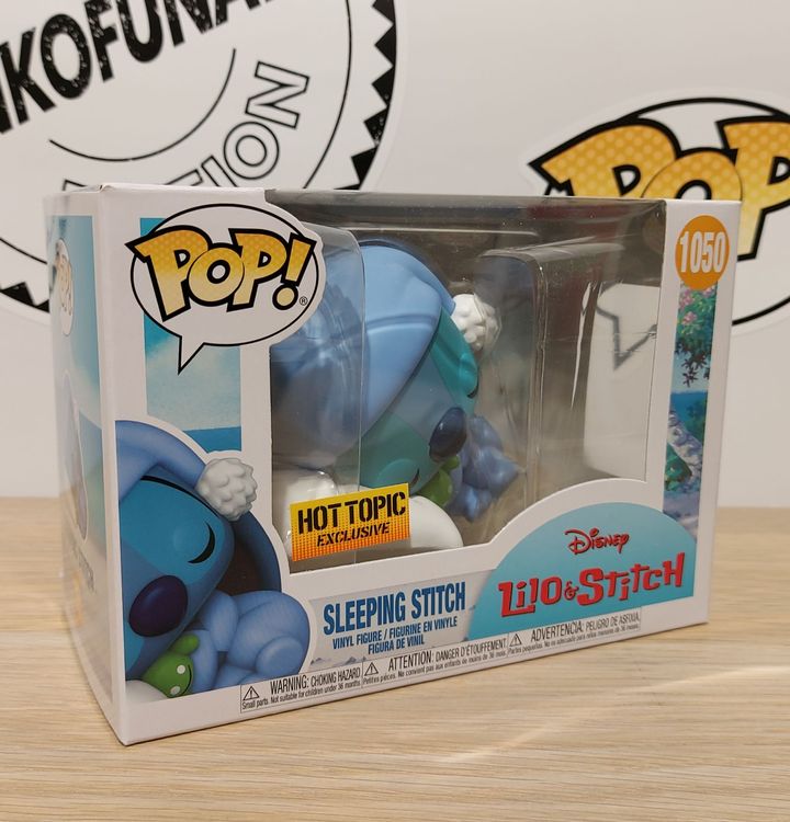 Funko Disney Lilo & Stitch Pop! Sleeping Stitch Vinyl Figure (Neu und ...
