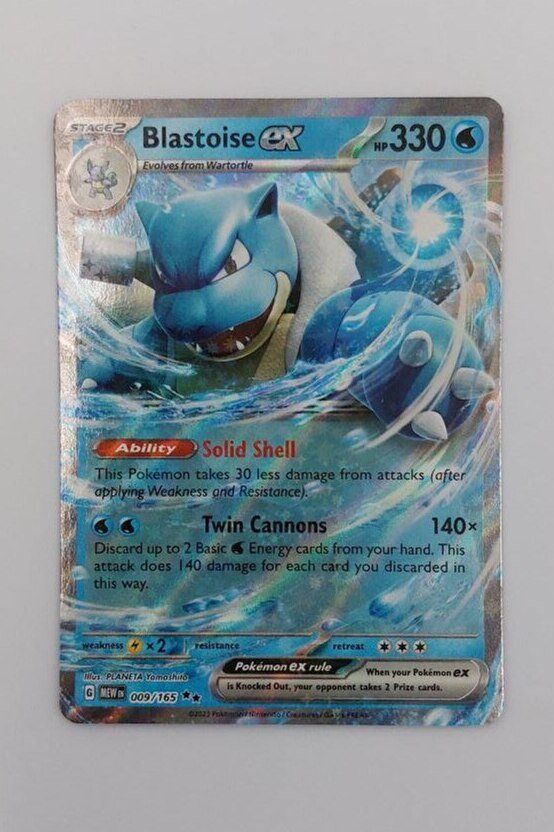 Blastoise ex (009/165 Set MEW 151) NM / ENG (Gebraucht) in COINTRIN für ...