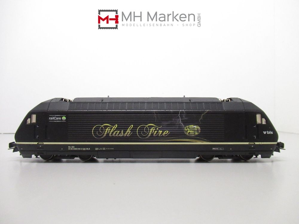 Roco 62399 E-Lok Re465 BLS "Flash Fire" DC GS Digital H0 (Gebraucht) in ...