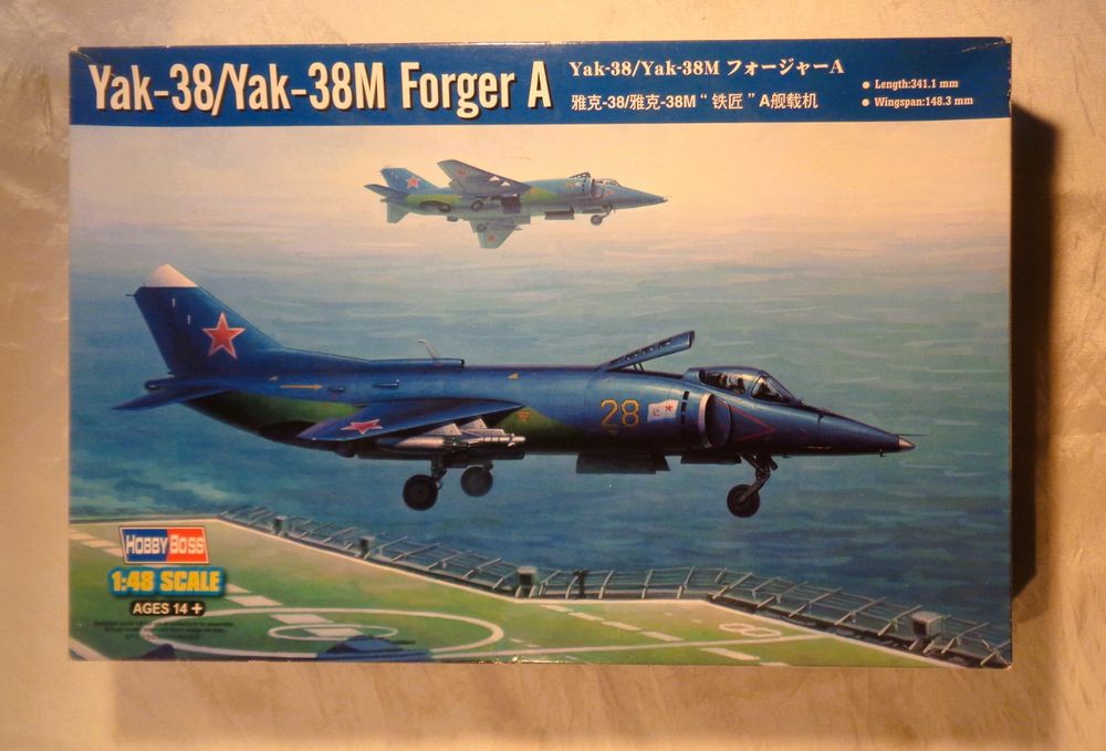 Flugzeug Modellbau Yak-38/Yak-38M Forger A / 1:48 / Neu (Neu und originalverpackt) in Bellach ...
