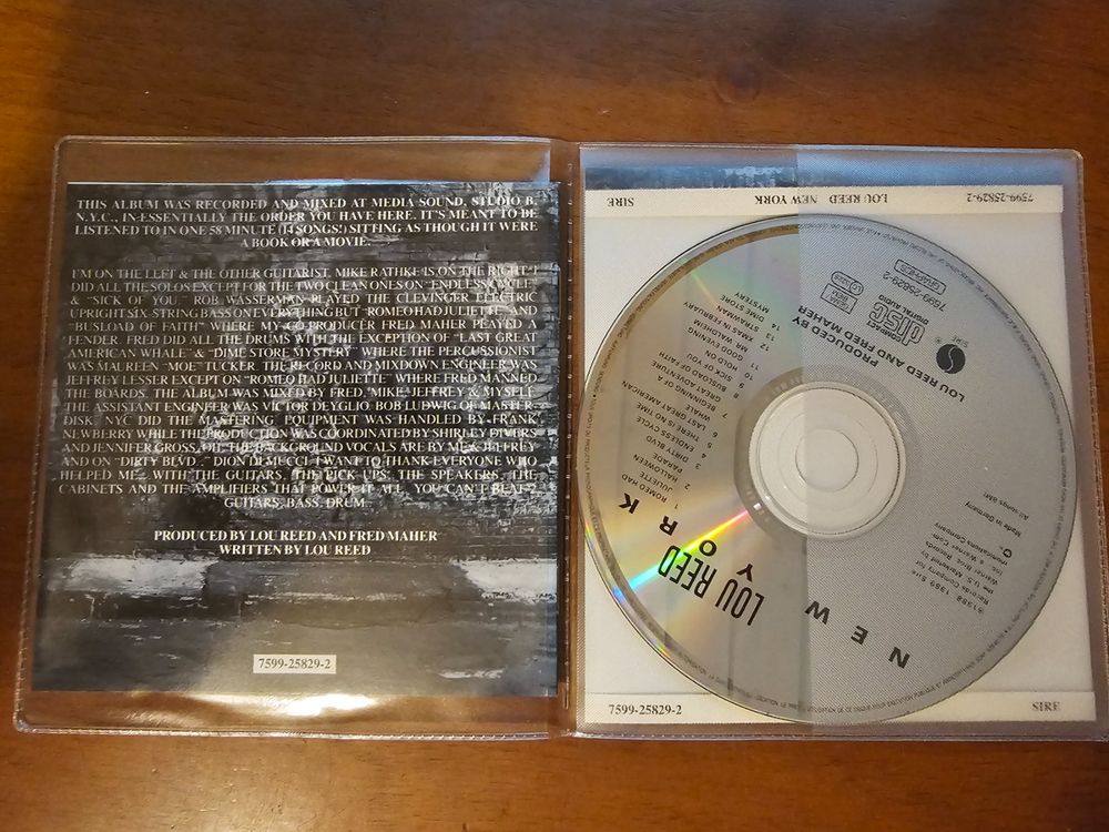 📀Lou Reed – New York♻️🎷 (Gebraucht) in Affoltern am Albis für CHF 2.5 – mit Lieferung auf ...