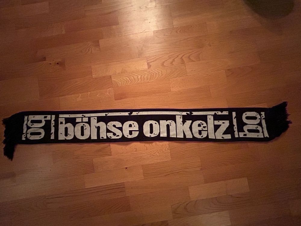 bo Böhse Onkelz Fan Schal schwarz weiss | Kaufen auf Ricardo