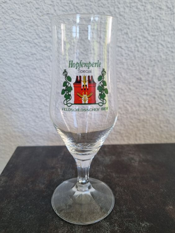 Feldschlösschen Biergläser Hopfenperle Special. 8 Stk. (Gebraucht) in ...
