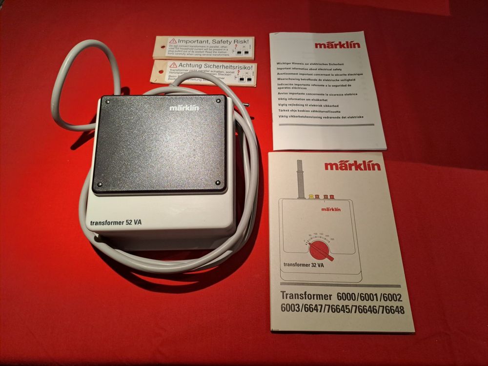Märklin : Trafo 6002 (Gebraucht) in Märwil für CHF 29 – mit Lieferung ...